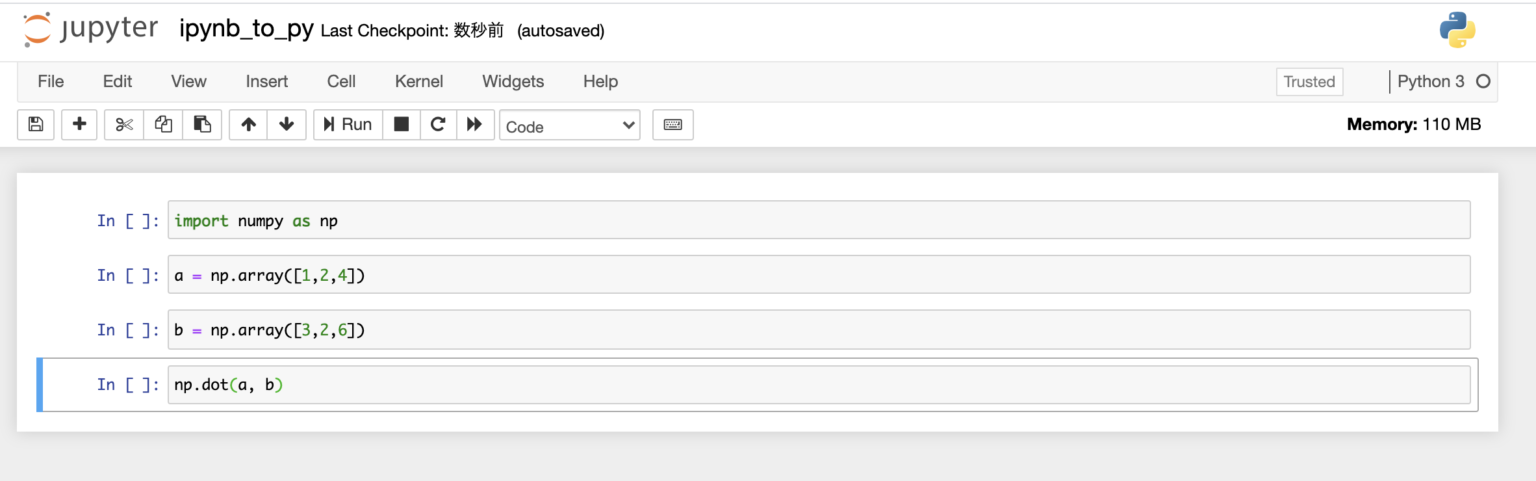 Jupyter Notebook を「.py」のPythonで実行可能なコードに変換する | たろのプログラミング日記